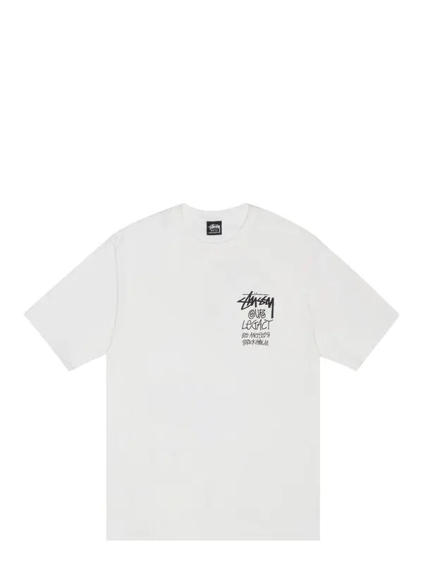 StÜssy X Our Legacy Work Shop 8 Ball Yin Yang Tee 'natural - White