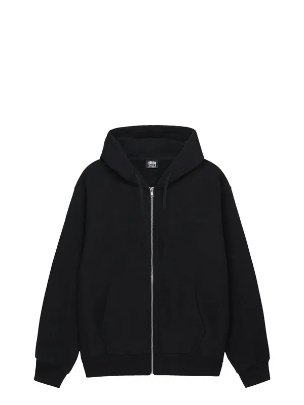 StÜssy Buana Stock Zip Hoodie - Black