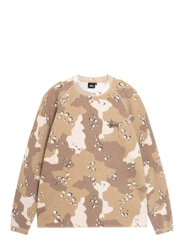 StÜssy Raglan Long-sleeve Crew - Tan