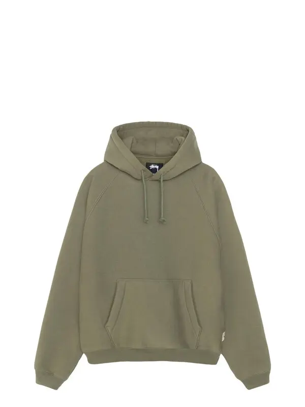 StÜssy Fleece Raglan Hoodie - Green