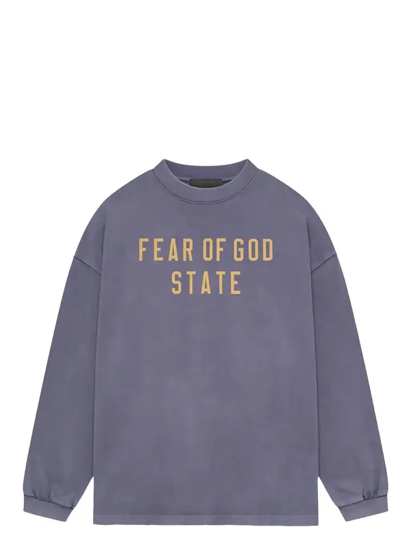 Fear Of God Heavy Long-sleeve Tee 'lavender - Purple