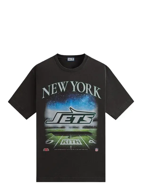 Kith 47 For The Nfl: Jets Vintage Tee - Black