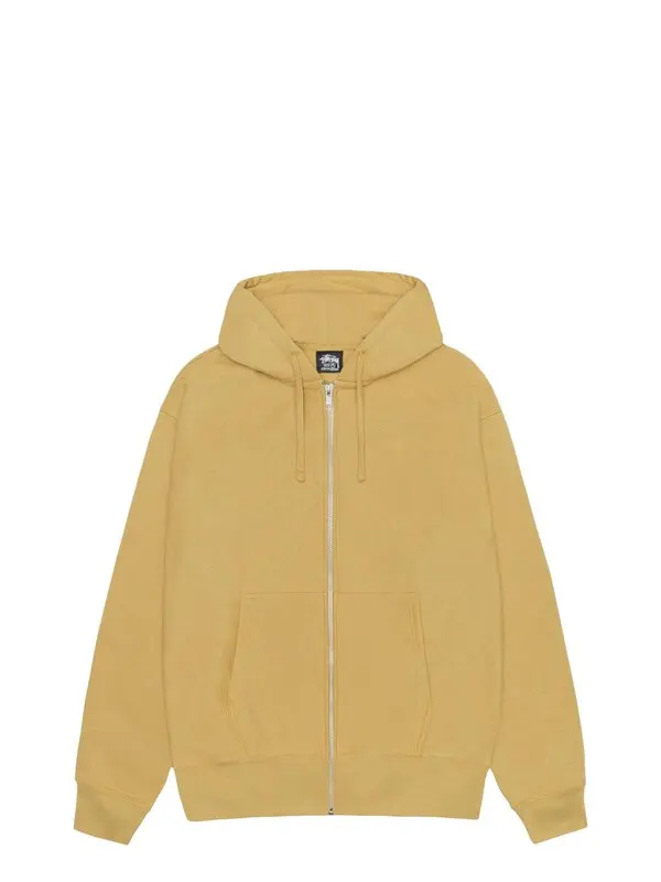 StÜssy Buana Stock Zip Hoodie - Yellow