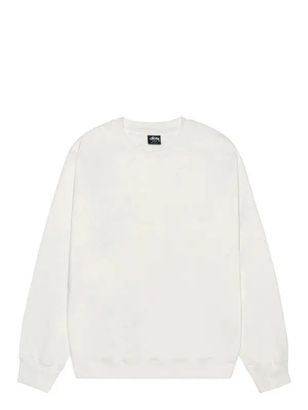 StÜssy Pigment Dyed Buana Crewneck - White