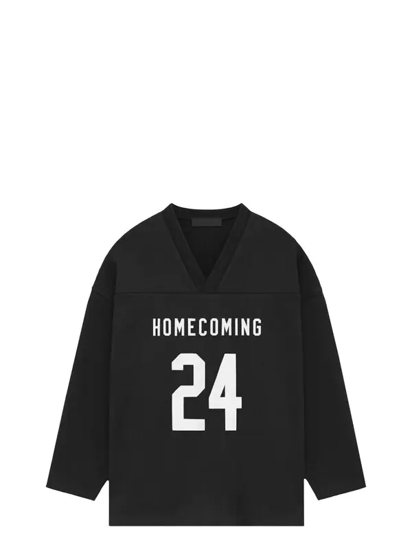 Fear Of God Heavy Fleece Hockey Jersey - Black