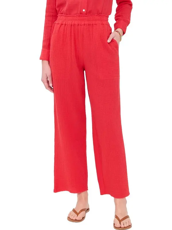 Rails Leon Crop Pants - Cherry