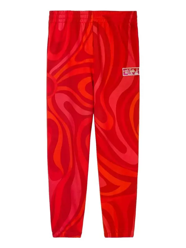 Emilio Pucci Fleece Track Pants - Red