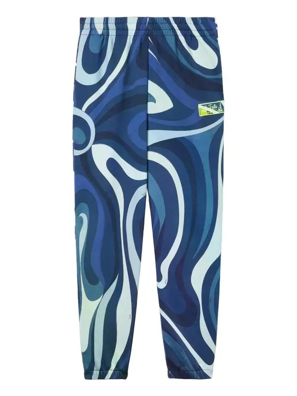 Emilio Pucci Fleece Track Pants - Blue