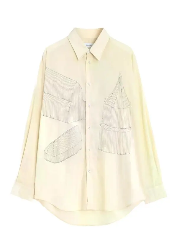 LEMAIRE X Philippe Weisbecker Relaxed Shirt - Yellow