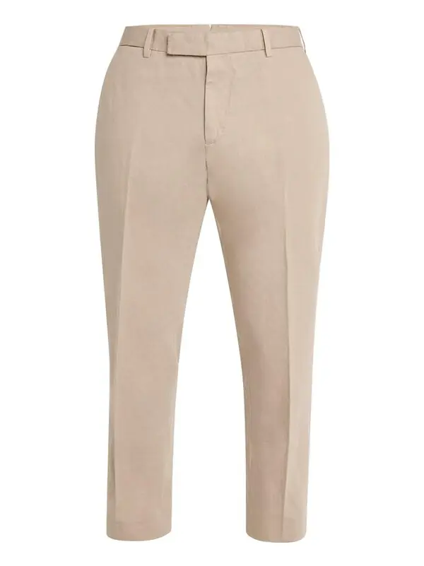 Zegna Flat-front Chino Pants - Nat Sld