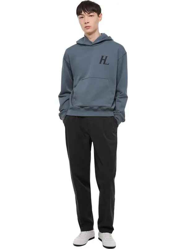 Helmut Lang Capsule Hooded Sweatshirt - Slate Blue