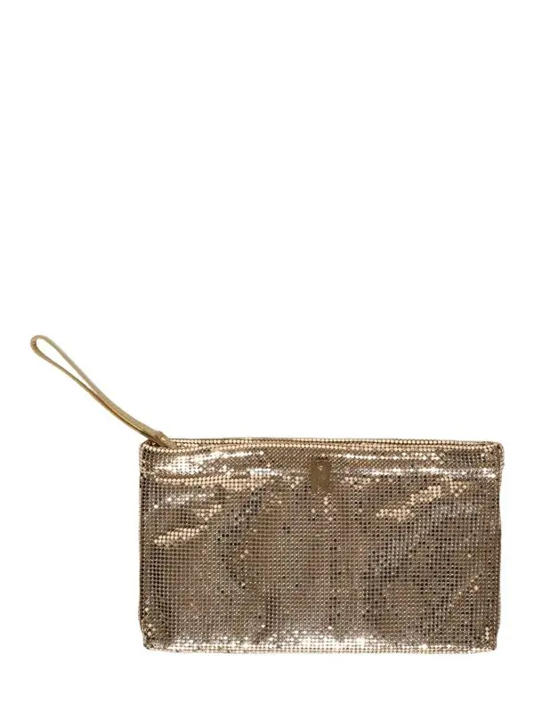 Rabanne Mesh Pouch - Gold