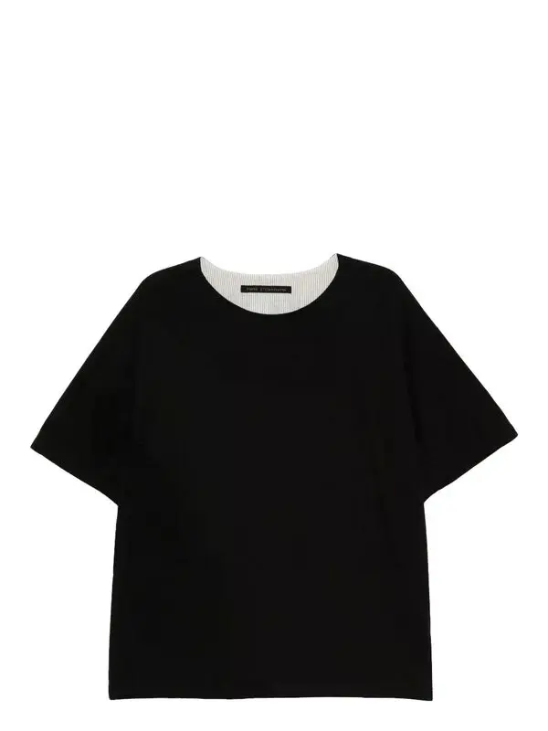 FORME D'EXPRESSION Cotton T-shirt - Black