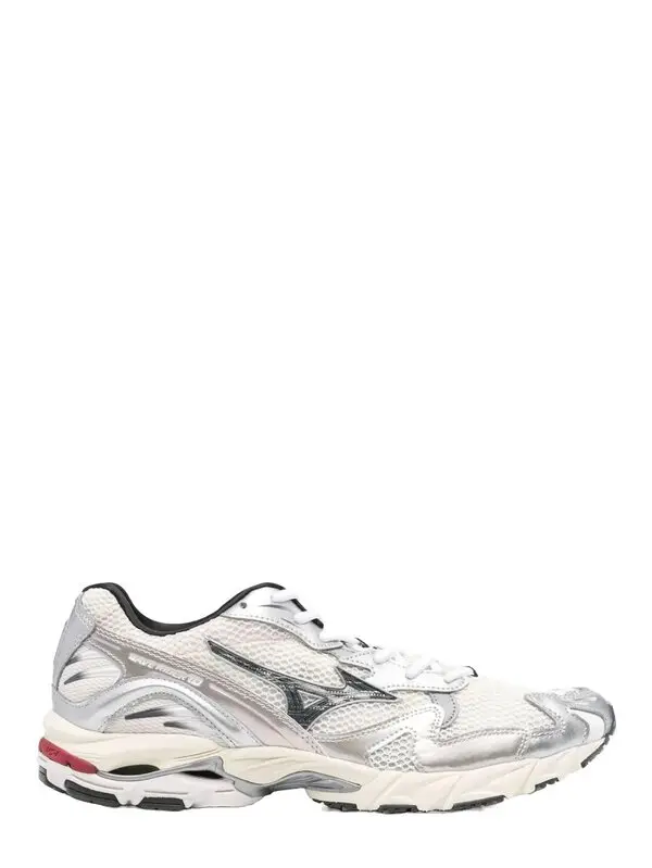 Mizuno Wave Rider 10 Sneakers - White/silver/black
