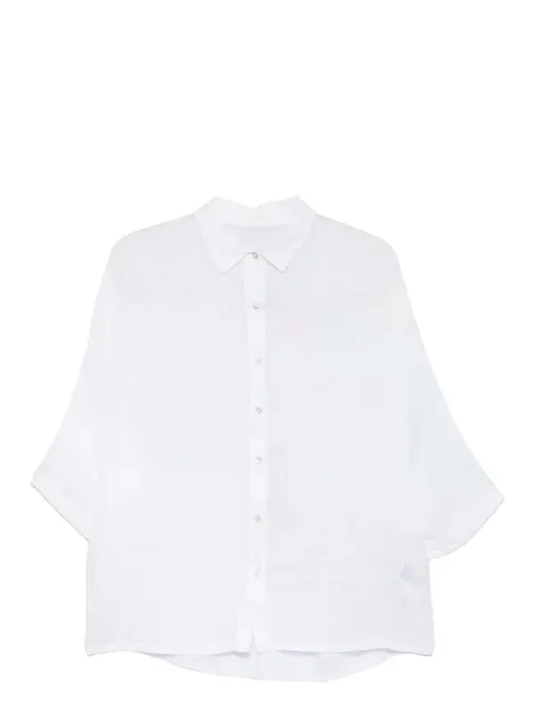 120% Lino Linen Shirt - White