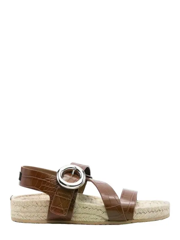 Stella McCartney Gaia S-wave Sandals - Brown