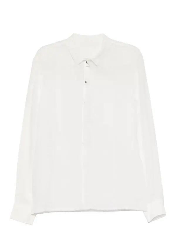 LABEL UNDER CONSTRUCTION Linen Shirt - White