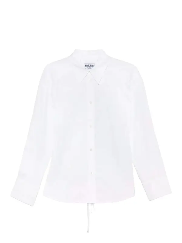 Moschino Open-back Shirt - White