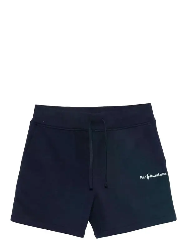 Ralph Lauren Logo-embroidered Track Shorts - Blue