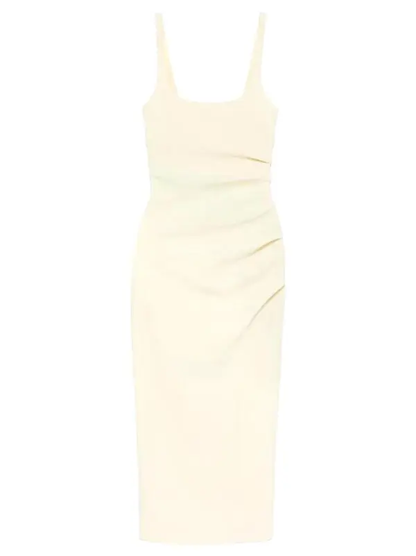 Bec & Bridge Karina Tuck Midi Dress - Yellow
