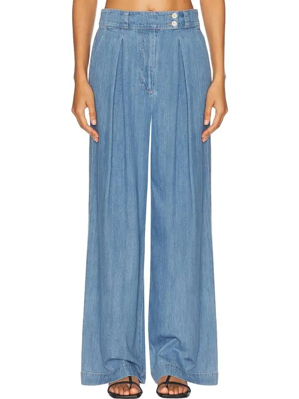 Jenni Kayne Newport Straight Leg Pant - Denim