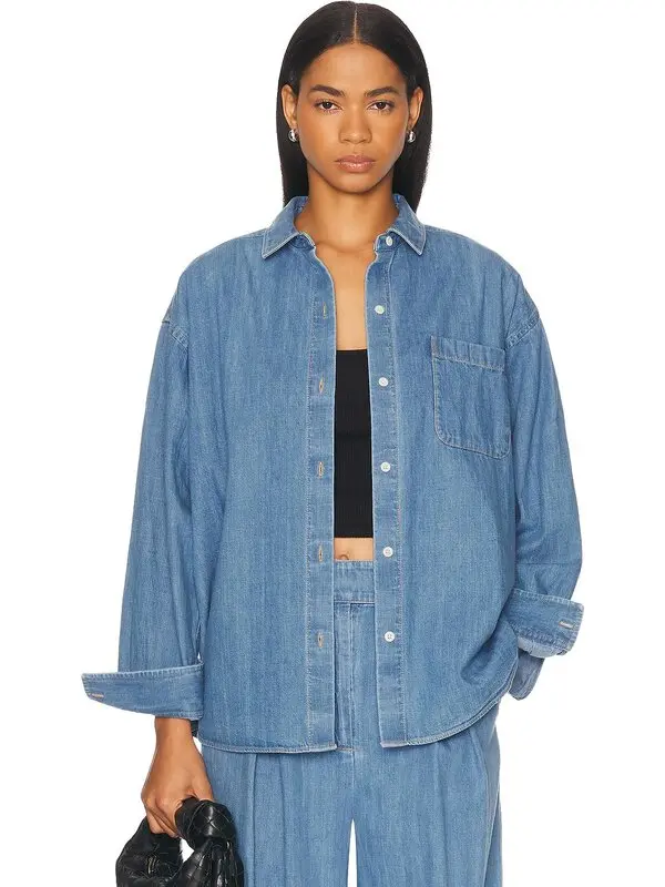 Jenni Kayne Parker Oversized Top - Denim
