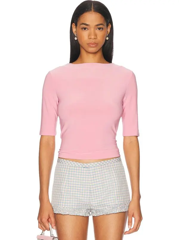 Sandy Liang Quill Top - Pink