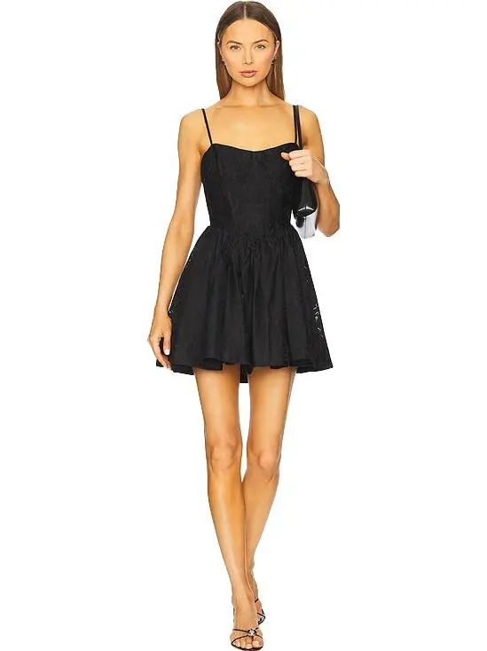 Astr The Label Linelly Dress - Black
