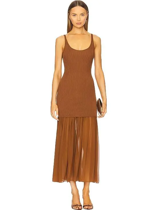 A.L.C. Micky Dress - Light Chestnut