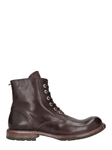 Moma Lace-up Leather Ankle Boots - Brown