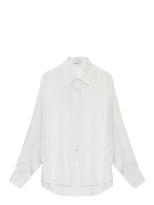 Stella McCartney Striped Panelled Shirt - White