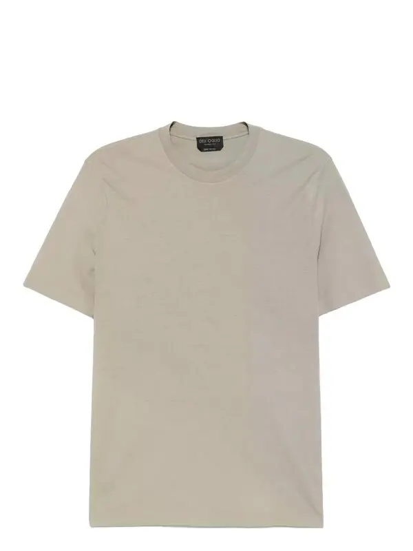 DELL'OGLIO Cotton T-shirt - Grey
