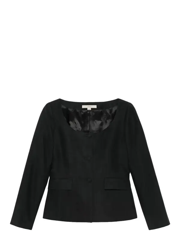 Remain Birger Christensen Open-neck Jacket - Black