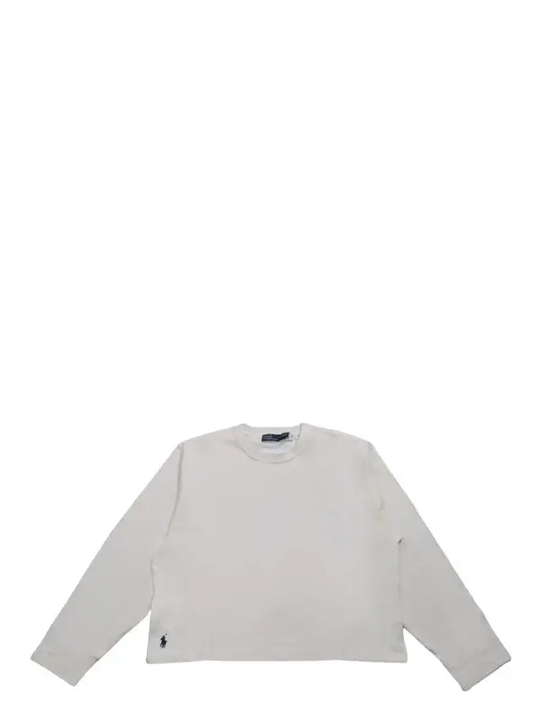 Polo Ralph Lauren Long-sleeve Cropped T-shirt - White