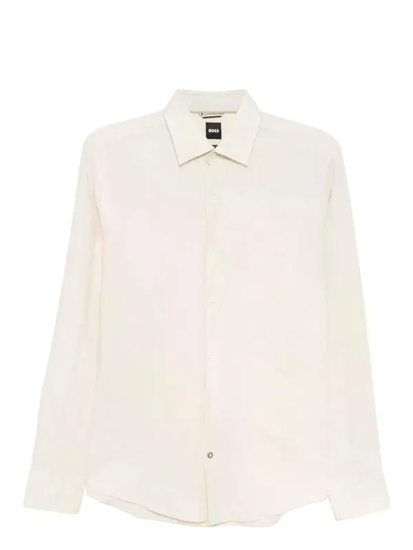 BOSS Linen Shirt - Neutrals
