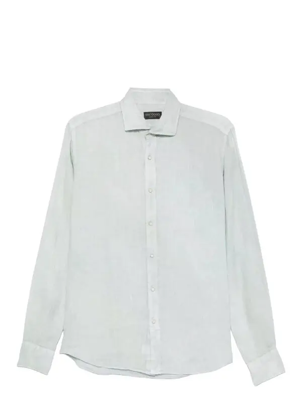 DELL'OGLIO Linen Shirt - Green