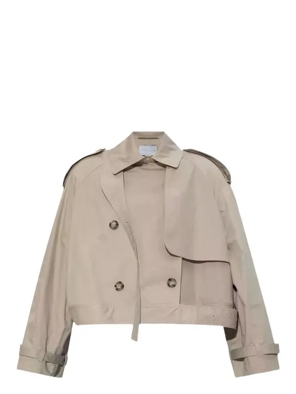 Stella McCartney Cropped Trench Jacket - Neutrals