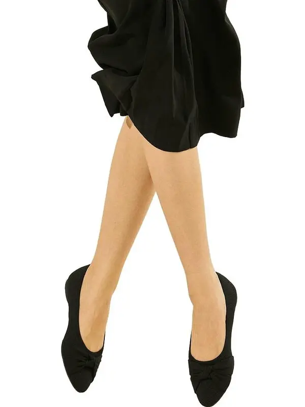 Vivaia Knotted Detail Flats - Black