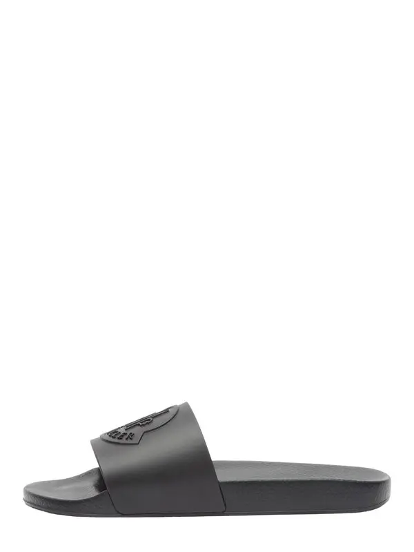 Moncler Rubber Basile Slides - Black