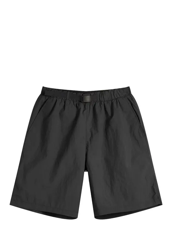 SNOW PEAK Nylon Tussah 2-way Shorts - Black