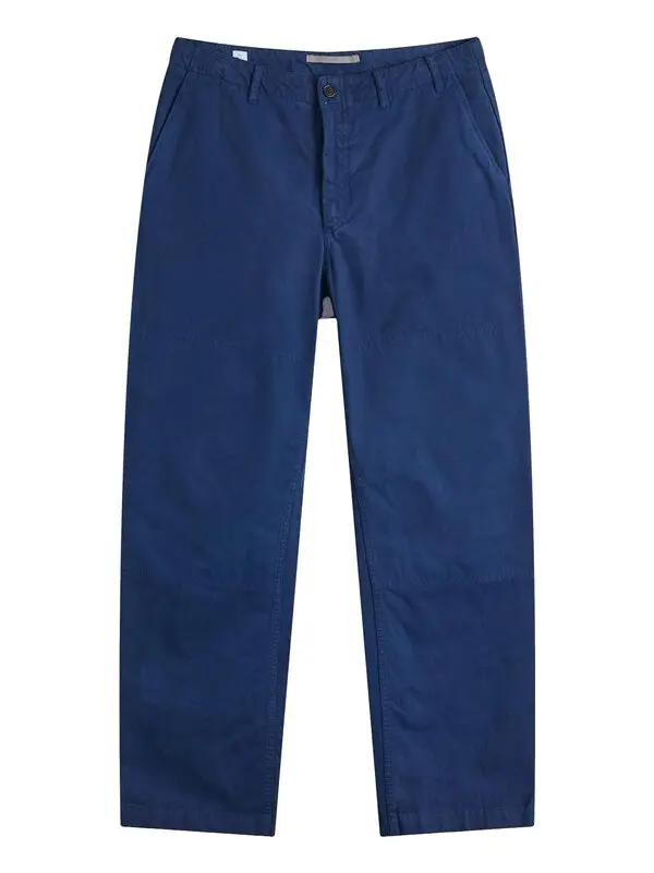 Norse Projects Lukas Canvas Work Pants - Workwear Blue
