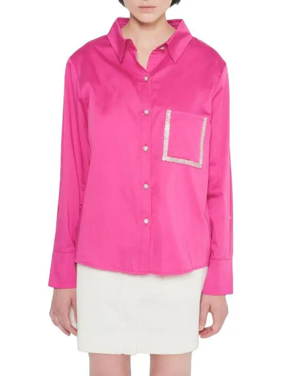 AS By DF Valentina Blouse - Magenta