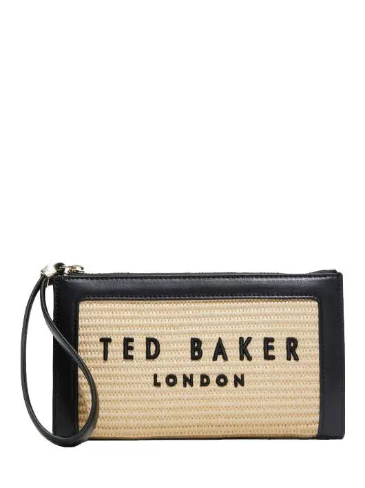 Ted Baker London Naomi Wristlet - Natural/black
