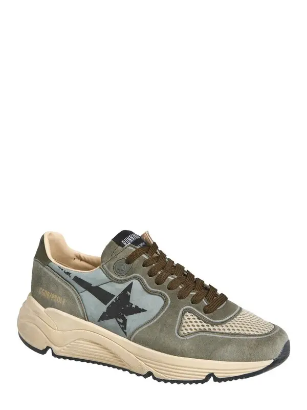 Golden Goose Running Sneaker - Green/ Grey/ Black