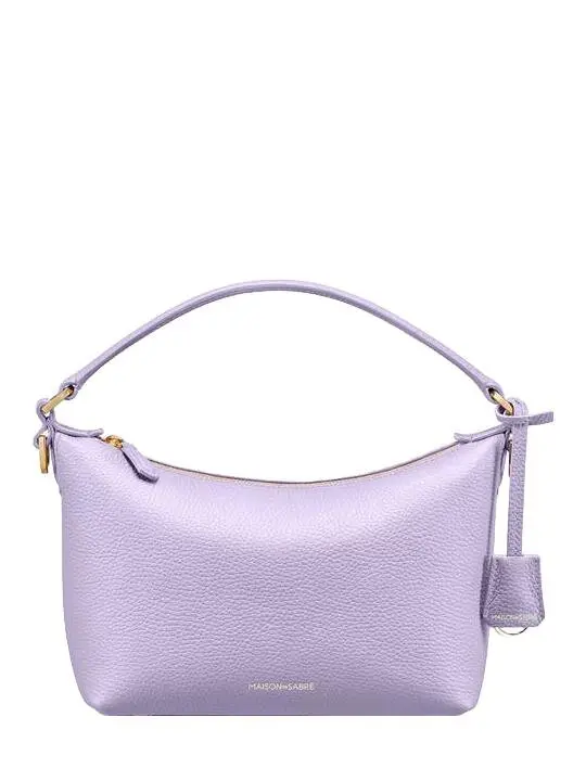 MAISON DE SABRE Small Leather Hobo - Lavender Purple