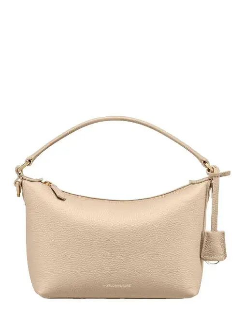 MAISON DE SABRE Small Leather Hobo - Saharan Nude