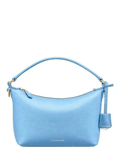 MAISON DE SABRE Small Leather Hobo - Sky Blue