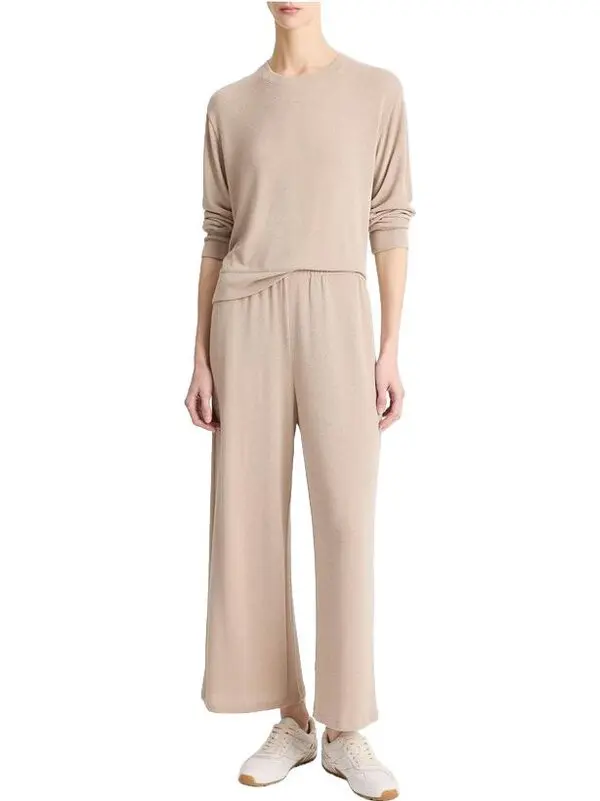 Vince Textured Knit Lounge Pant - White