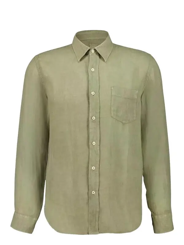 120% Lino Linen Shirt - Green