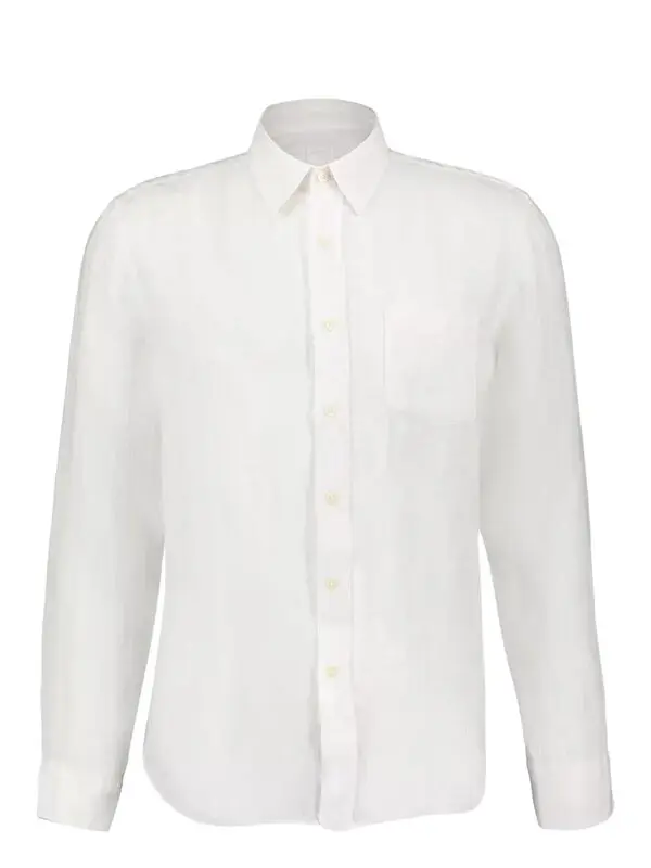 120% Lino Linen Shirt - White